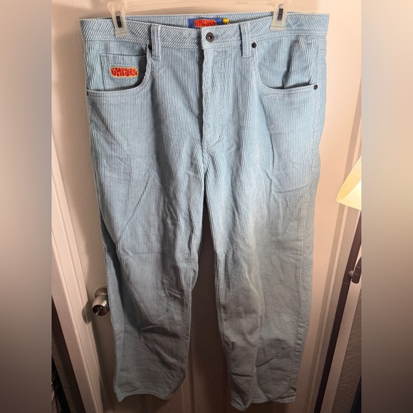 Empyre | Pants | Empyre Loose Fit Skate Corduroy Light Blue Skate Pants ...